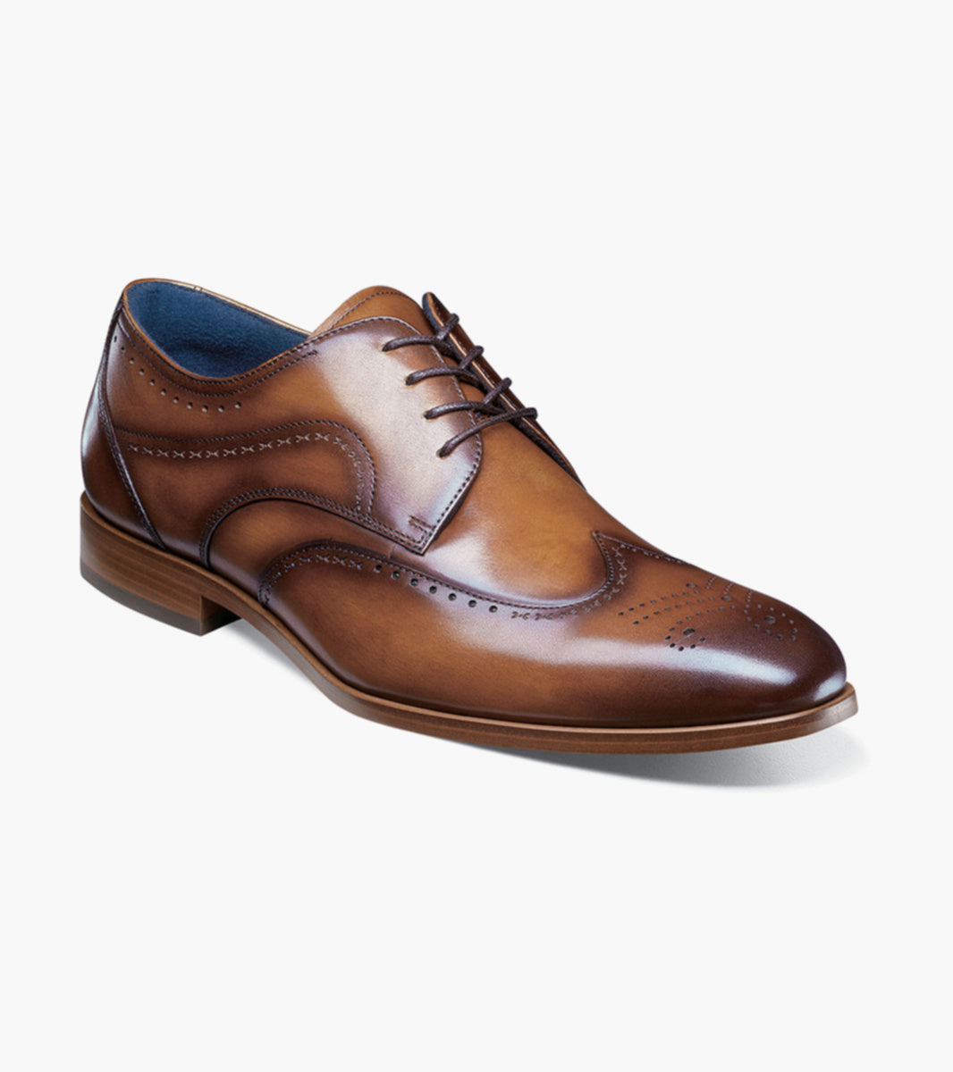 Stacy Adams BRAYDEN Wingtip Oxford - Tan
